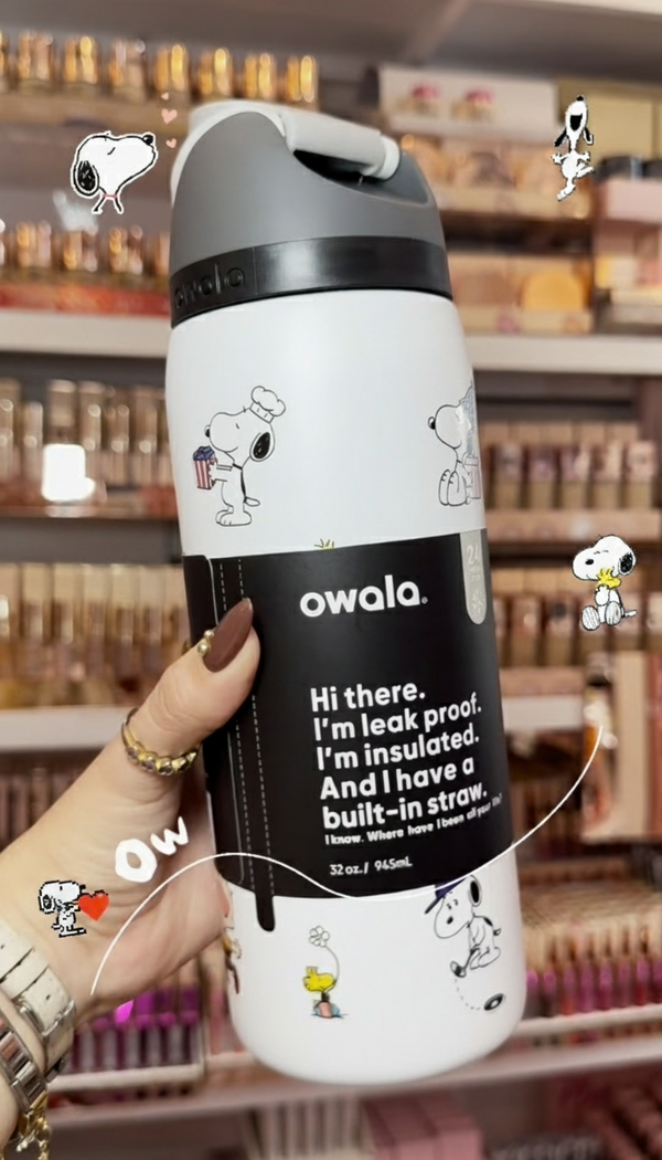 Snoopy x Owala 32oz FreeSip Water Bottle – Exaluna